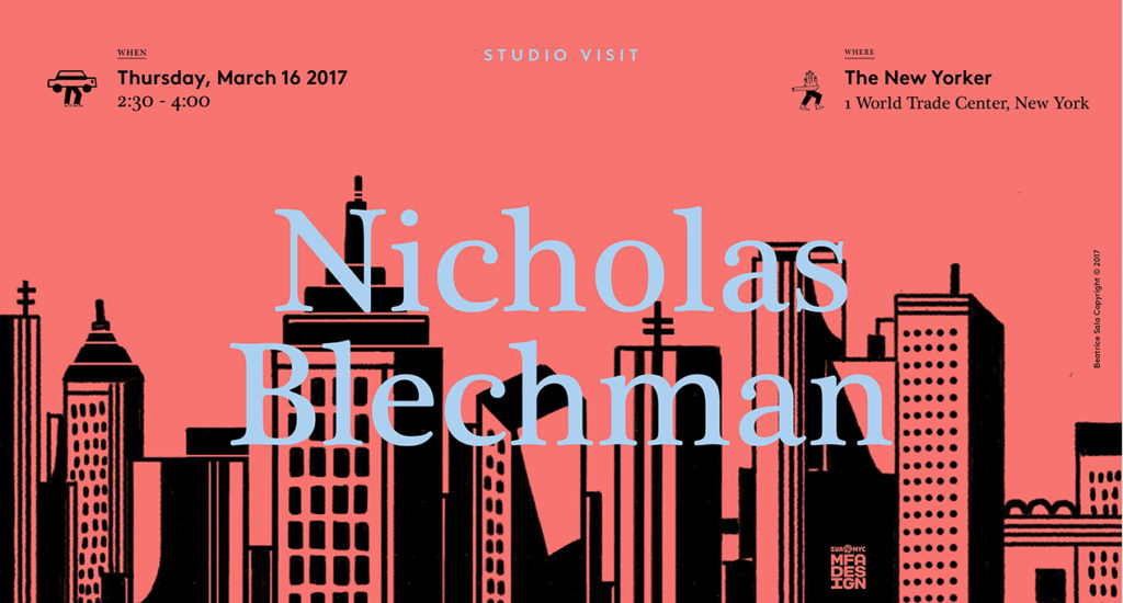 Studio Visit: Nicholas Blechman at the New Yorker - MFA Design