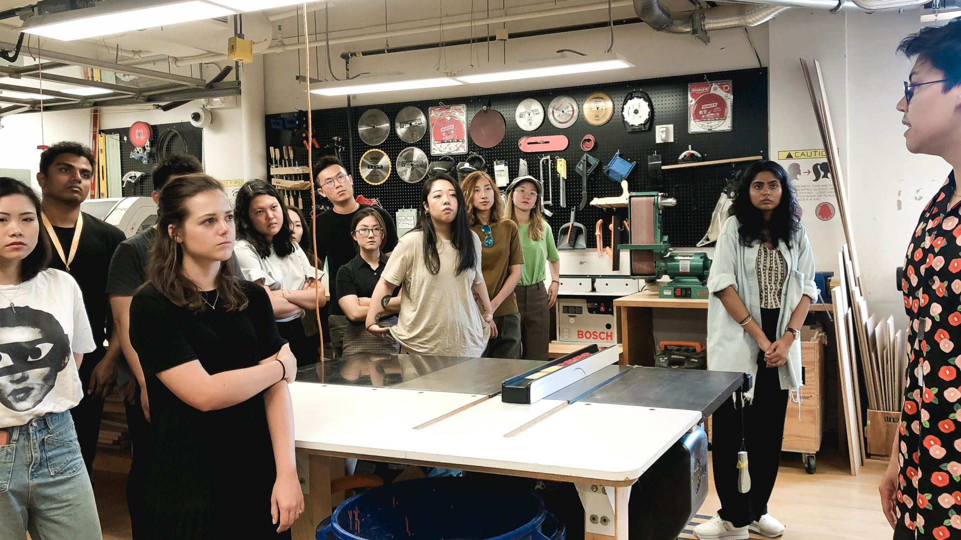 First Years Visit SVA Visible Futures Lab - MFA Design