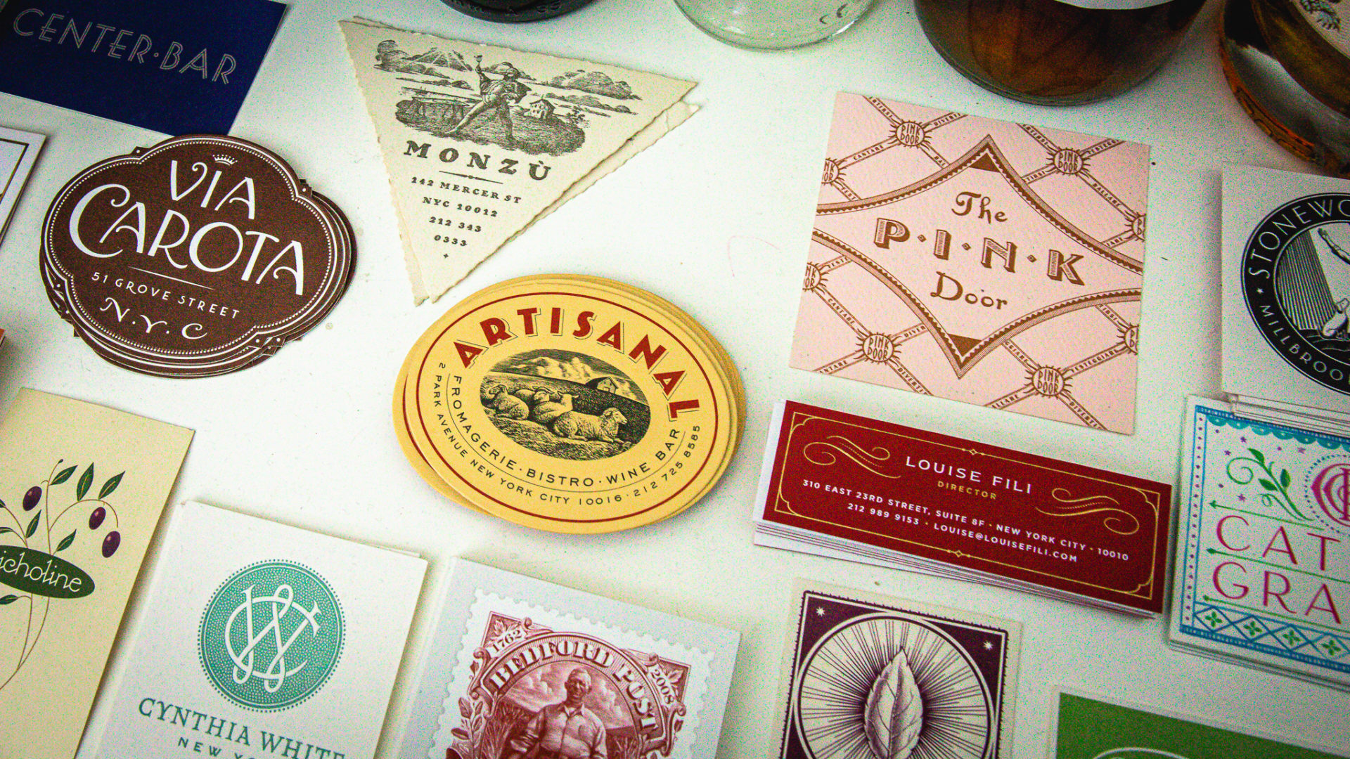 A Visit to Louise Fili's Studio - MFA Design