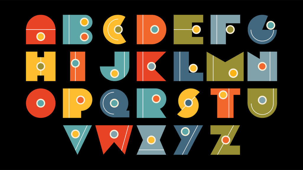 Ladislav Sutnar-Inspired Typfaces Part 1 - MFA Design