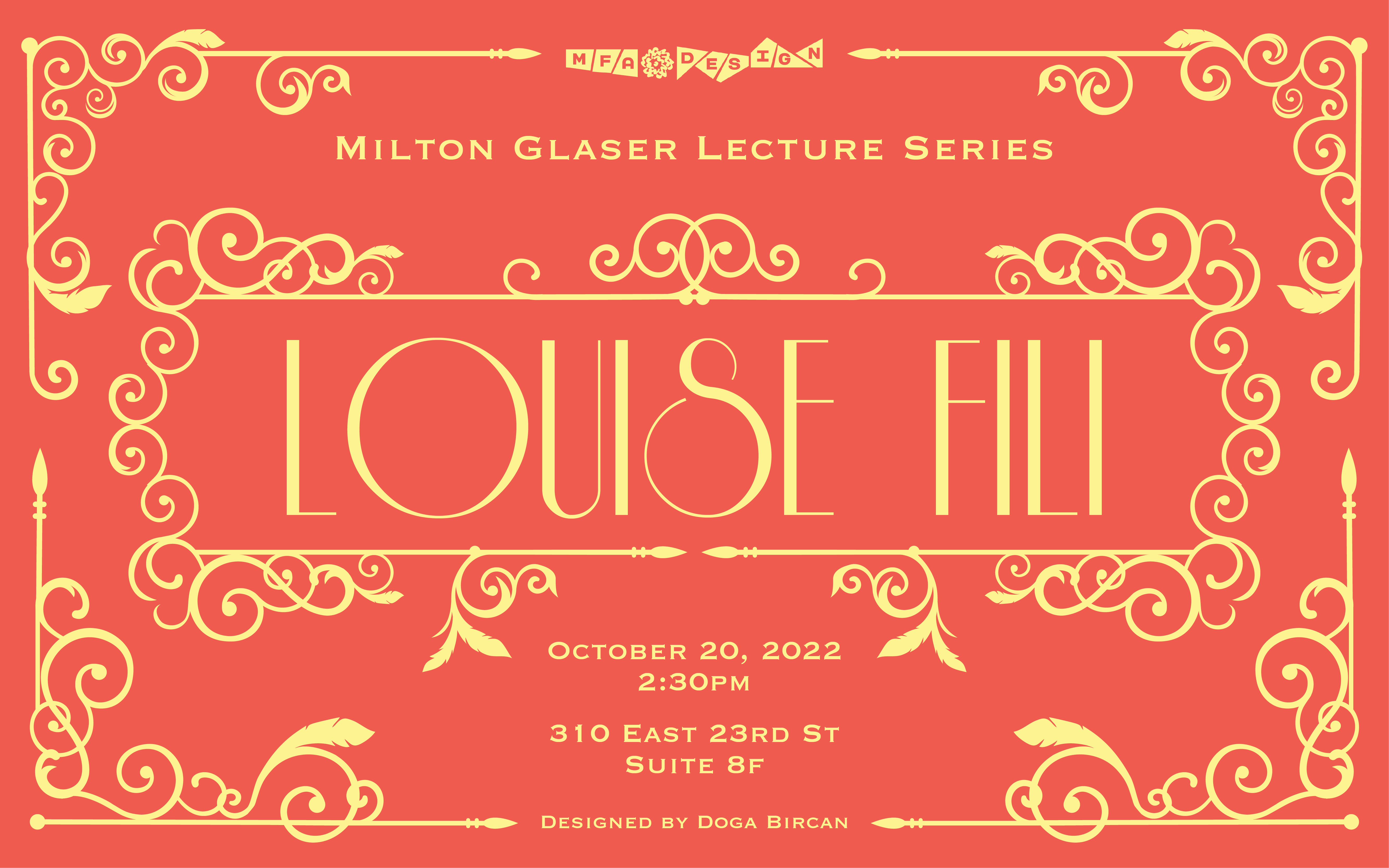 Visiting Louise Fili's Type Land - MFA Design